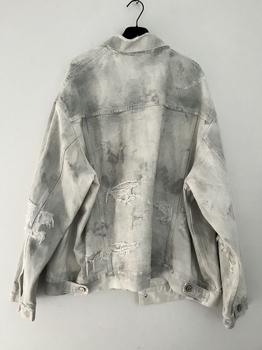Balenciaga Balenciaga Destroyed Denim Jacket | Grailed