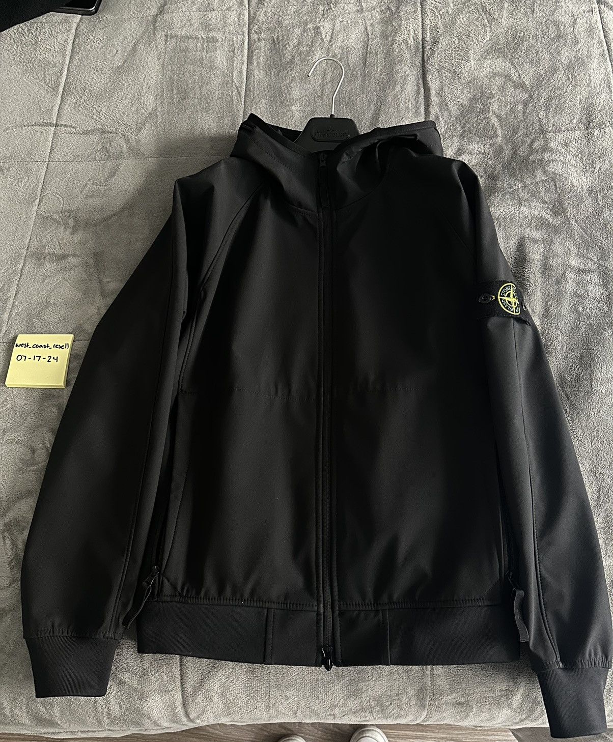 Stone Island Stone Island “Soft Shell-R” Black Jacket | Grailed