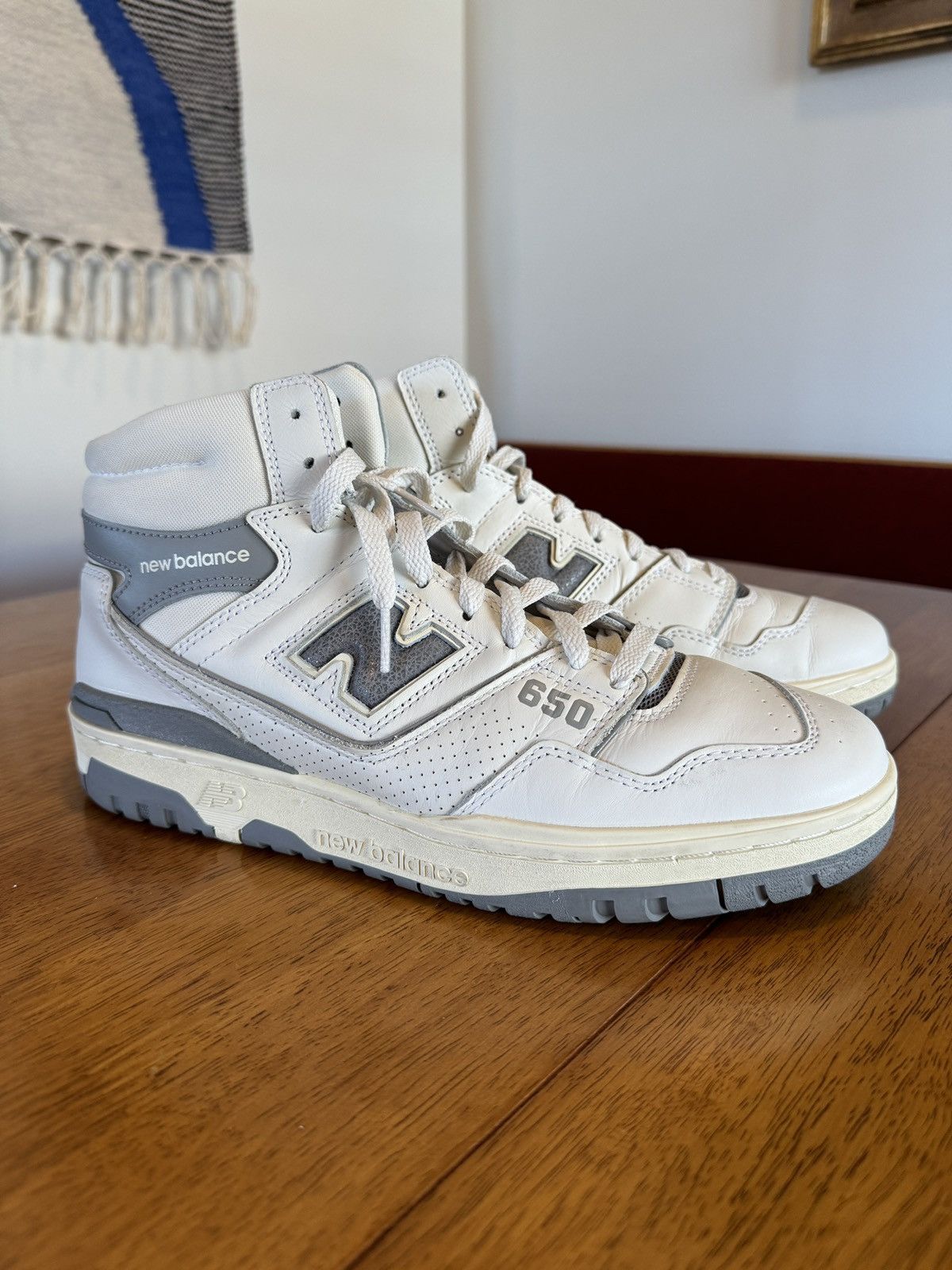 Aime Leon Dore × New Balance White Grey ALD 650R | Grailed