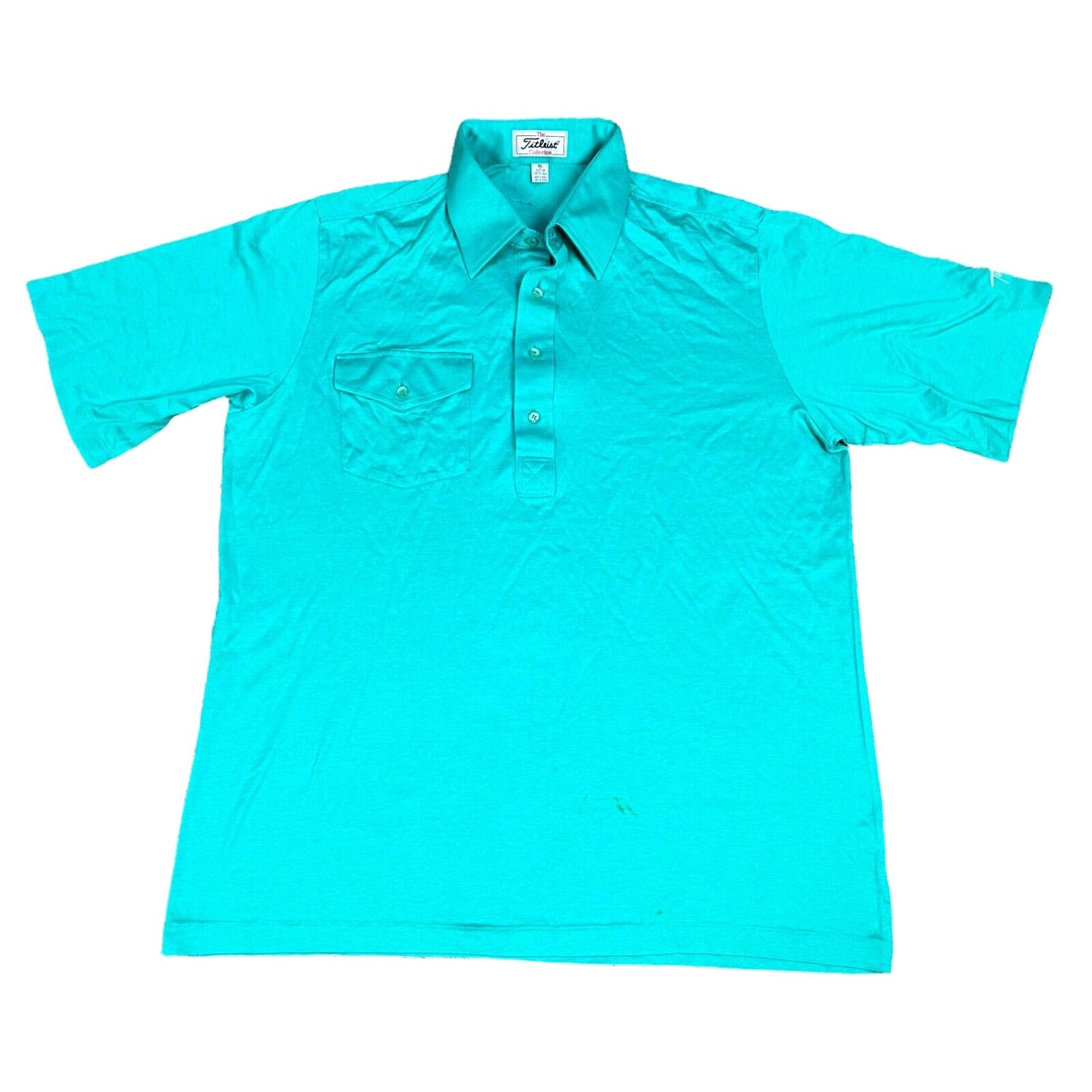 Titleist Vintage Titleist Polo Shirt Mens Extra Large Green Golf Cotton ...