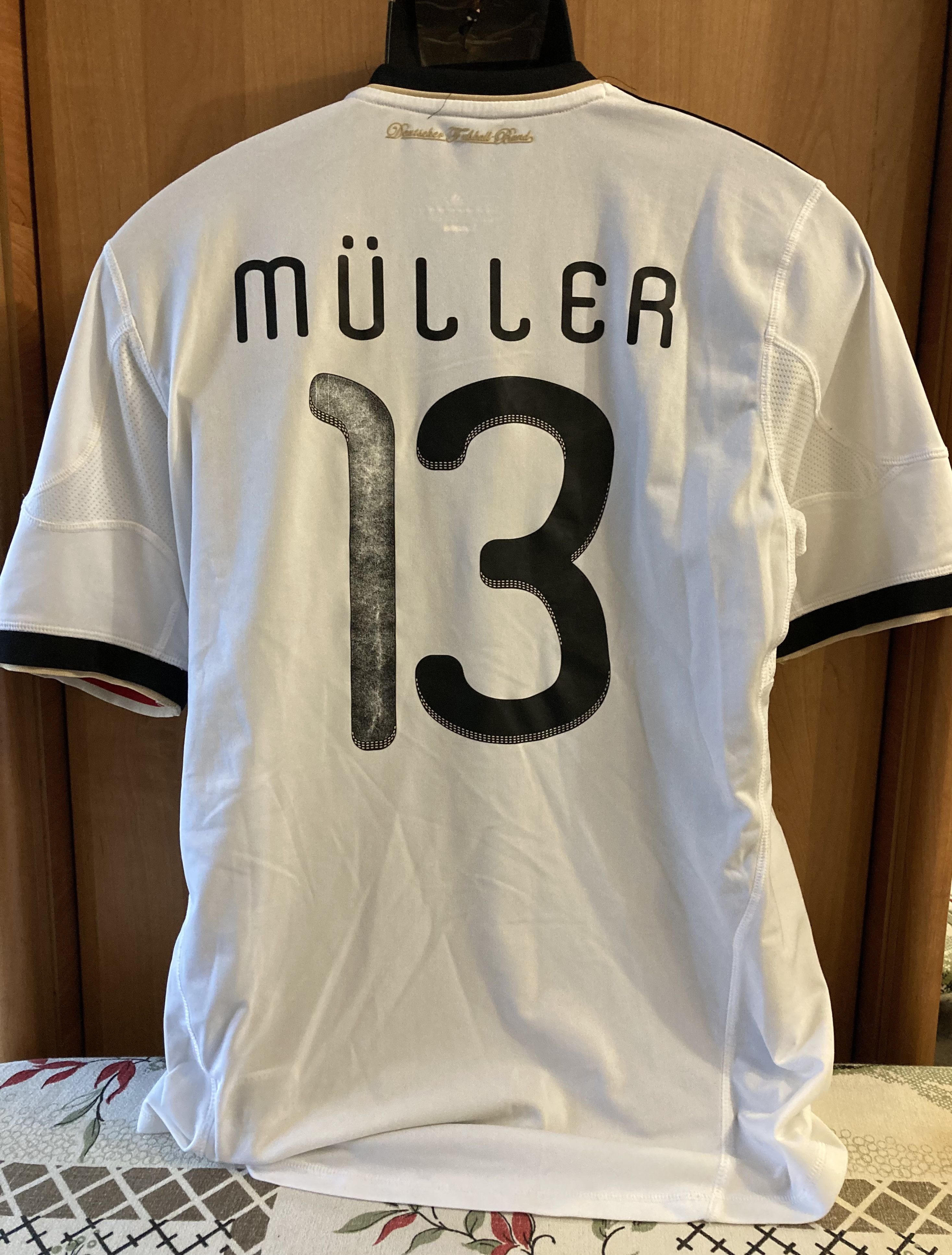 Adidas × Soccer Jersey × Streetwear JERSEY GERMANY 2010 MULLER № 13 ...