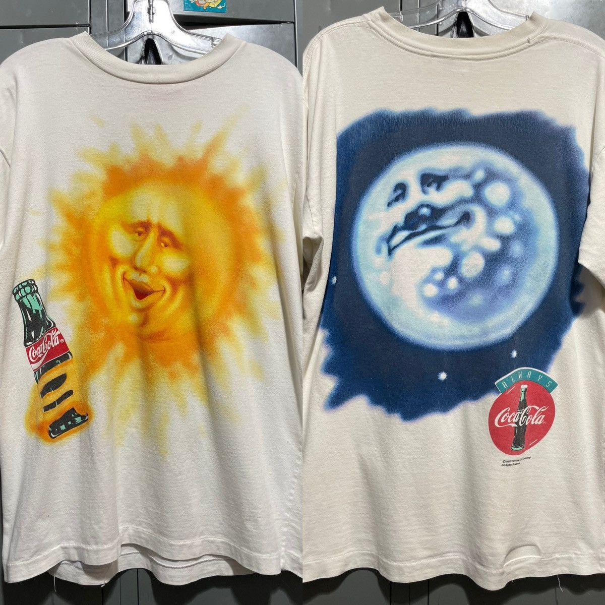 Coca Cola × Made In Canada × Vintage 1995 Coca-Cola Coke Sun Moon 90’s ...