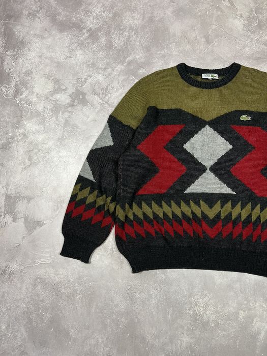 Vintage Vintage Chemise Lacoste pattern sweater | Grailed