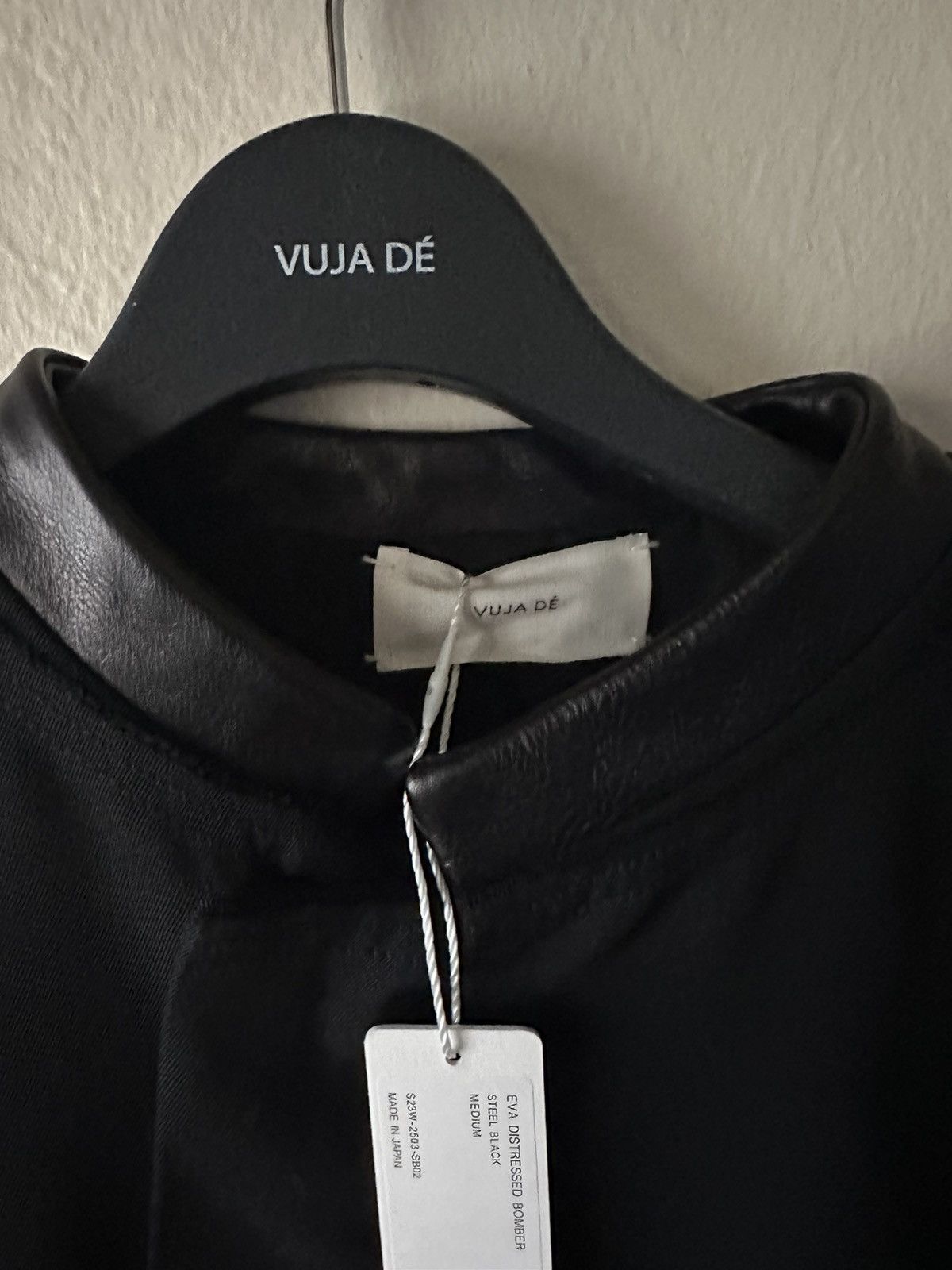 Vuja De EVA DISTRESSED BOMBER | Grailed