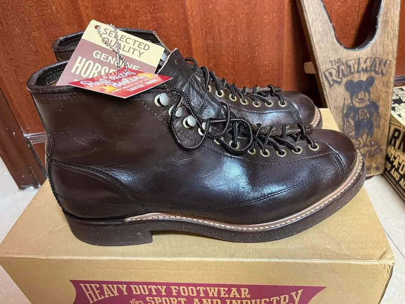 The Real McCoy's The Real Mccoys Monkey boots made of horse leather ...