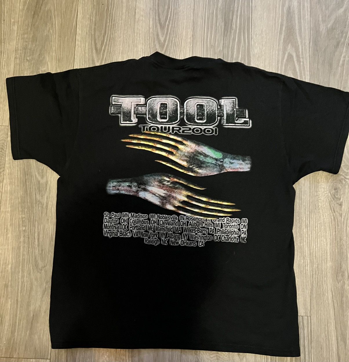 Vintage Vintage Tool 2001 Salival Tour Shirt | Grailed