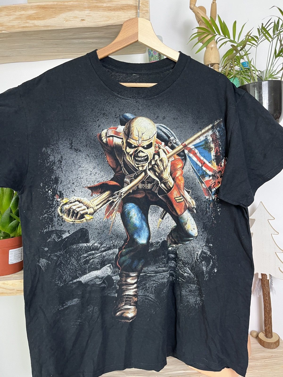 Vintage Faded Iron Maiden The Trooper Heavy Metal Band Tee t-shirt | Grailed