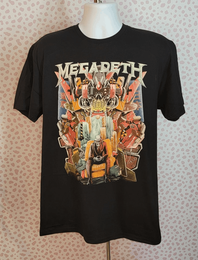 Gildan × Rock Band × Vintage Megadeth Budokan Japan Metal Band TShirt Vintage 1side | Grailed
