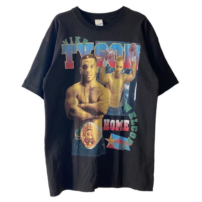 Vintage Mike Tyson 90s Welcome Home Bootleg Tee | Grailed