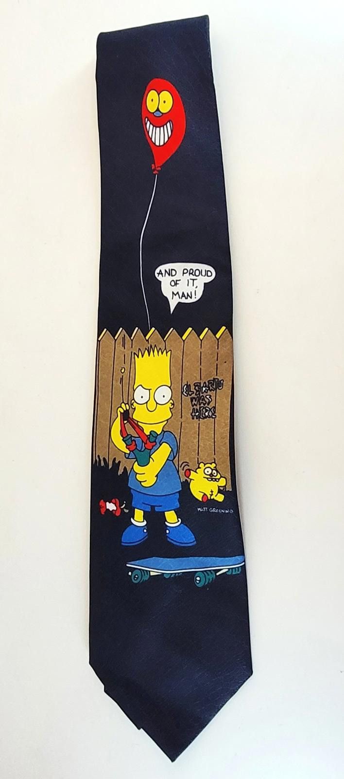 The Simpsons Bart Simpson Neck Tie – Regent by FOX – Novelty The ...