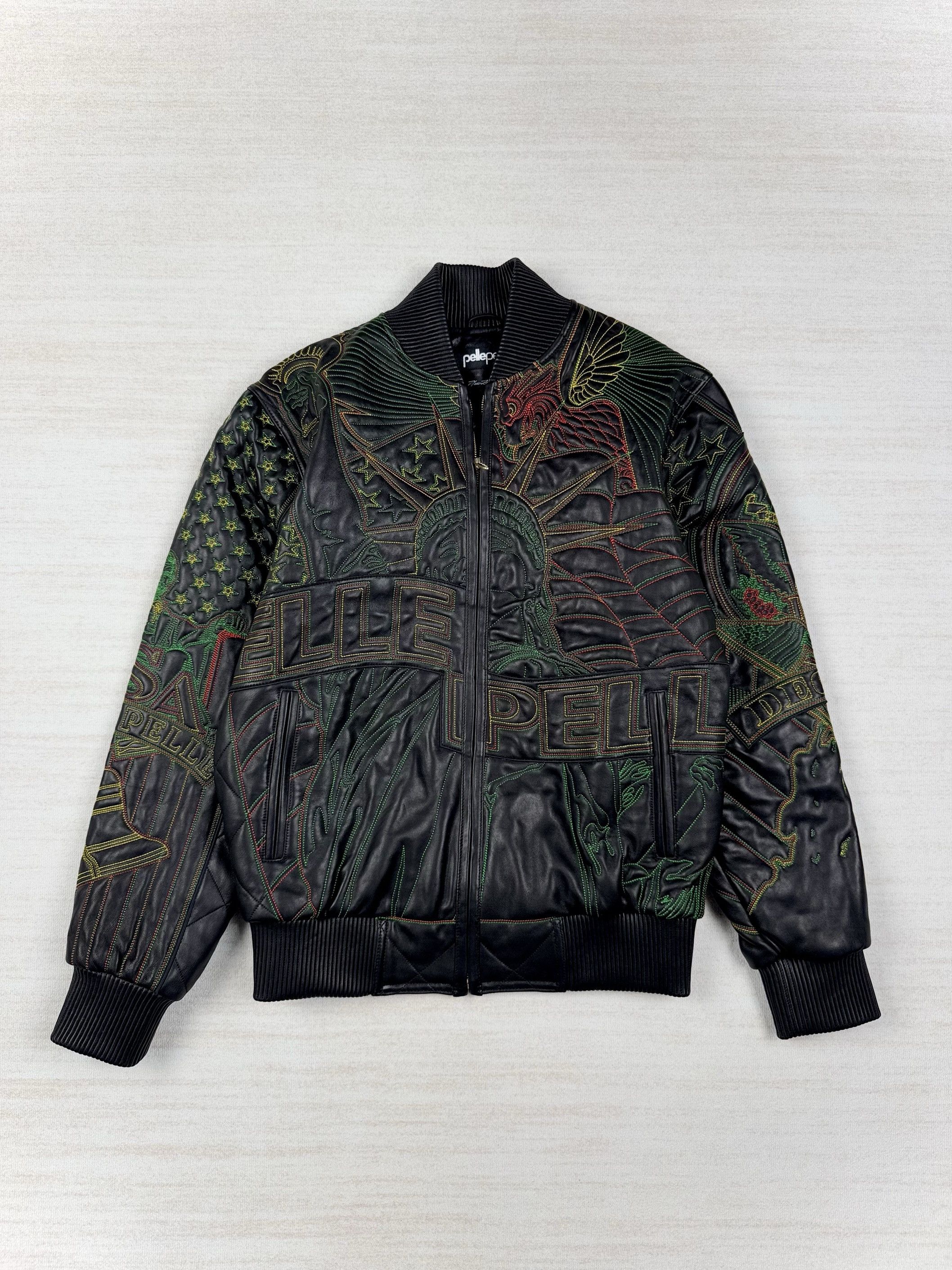 Pelle Pelle × Who Decides War WDW x PP MONUMENT GENUINE LEATHER JACKET ...