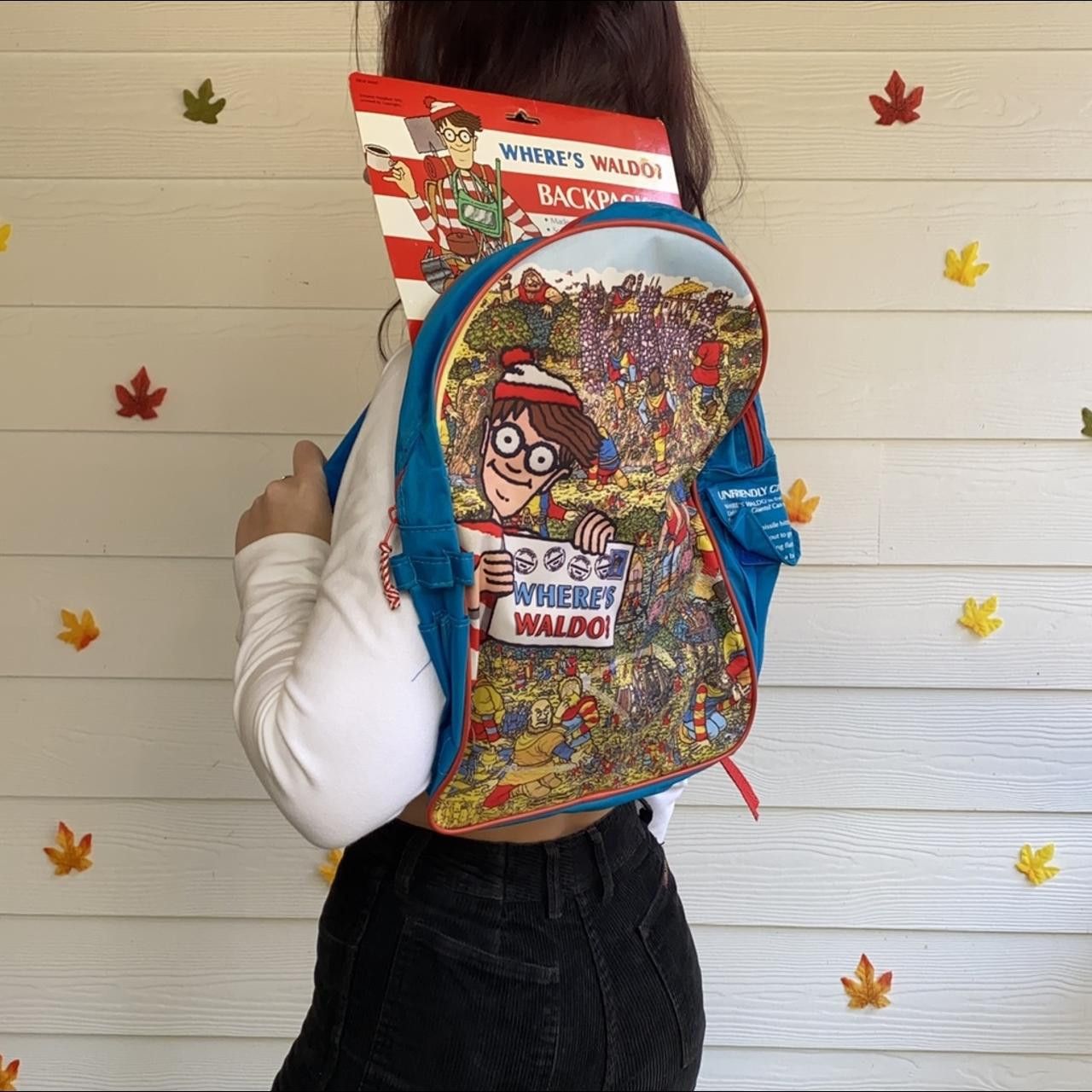 Vintage Vintage 1990 Where’s Waldo Backpack NEW WITH TAGS | Grailed