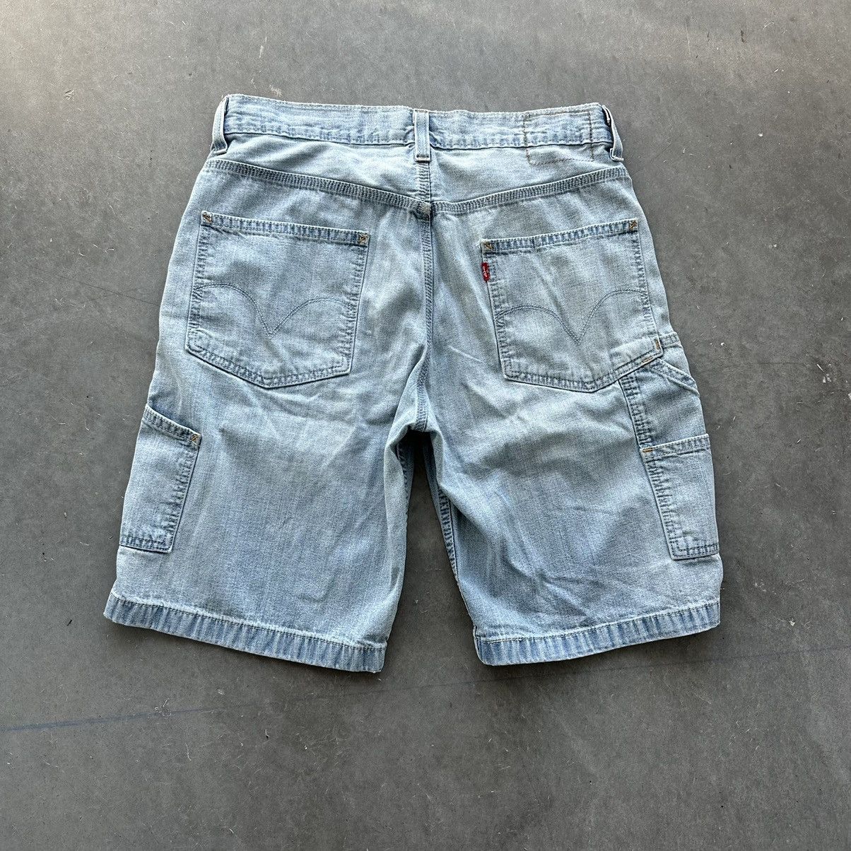 Jnco × Levi's × Vintage Crazy Vintage Y2K Levi’s Baggy Jorts Carpenter ...