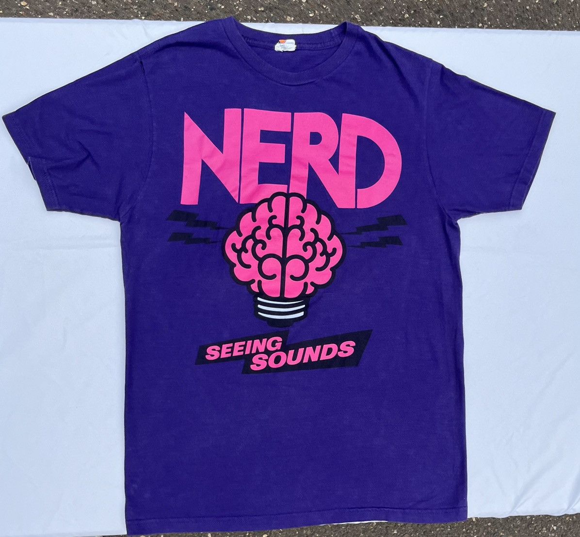 Vintage Vintage 2000s NERD Seeing Sounds Album Promo Pharrell Tee | Grailed