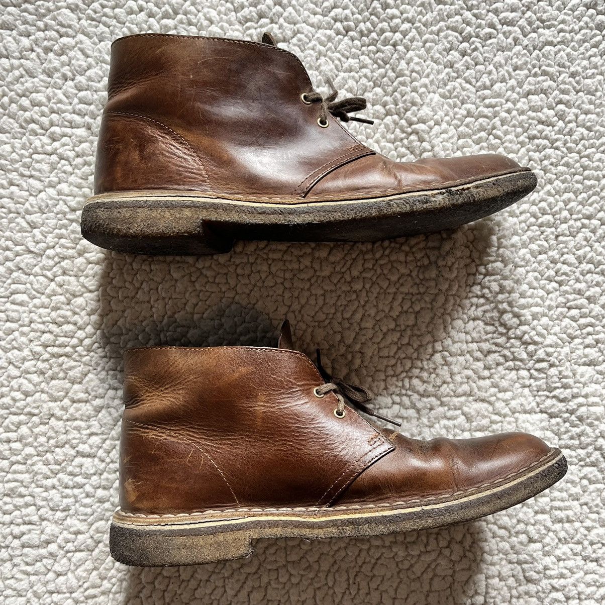 Clarks × Vintage Original Clarks Desert Boots - Brown Leather | Grailed