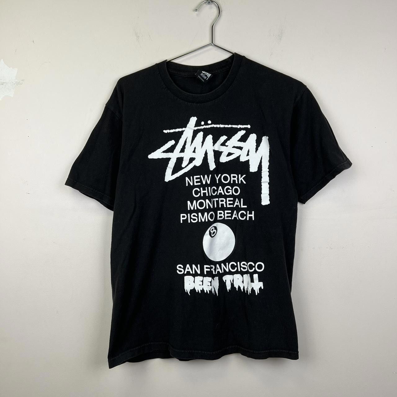 Been Trill × Stussy Stüssy x Been Trill Black Graphic Tee - Vintage ...