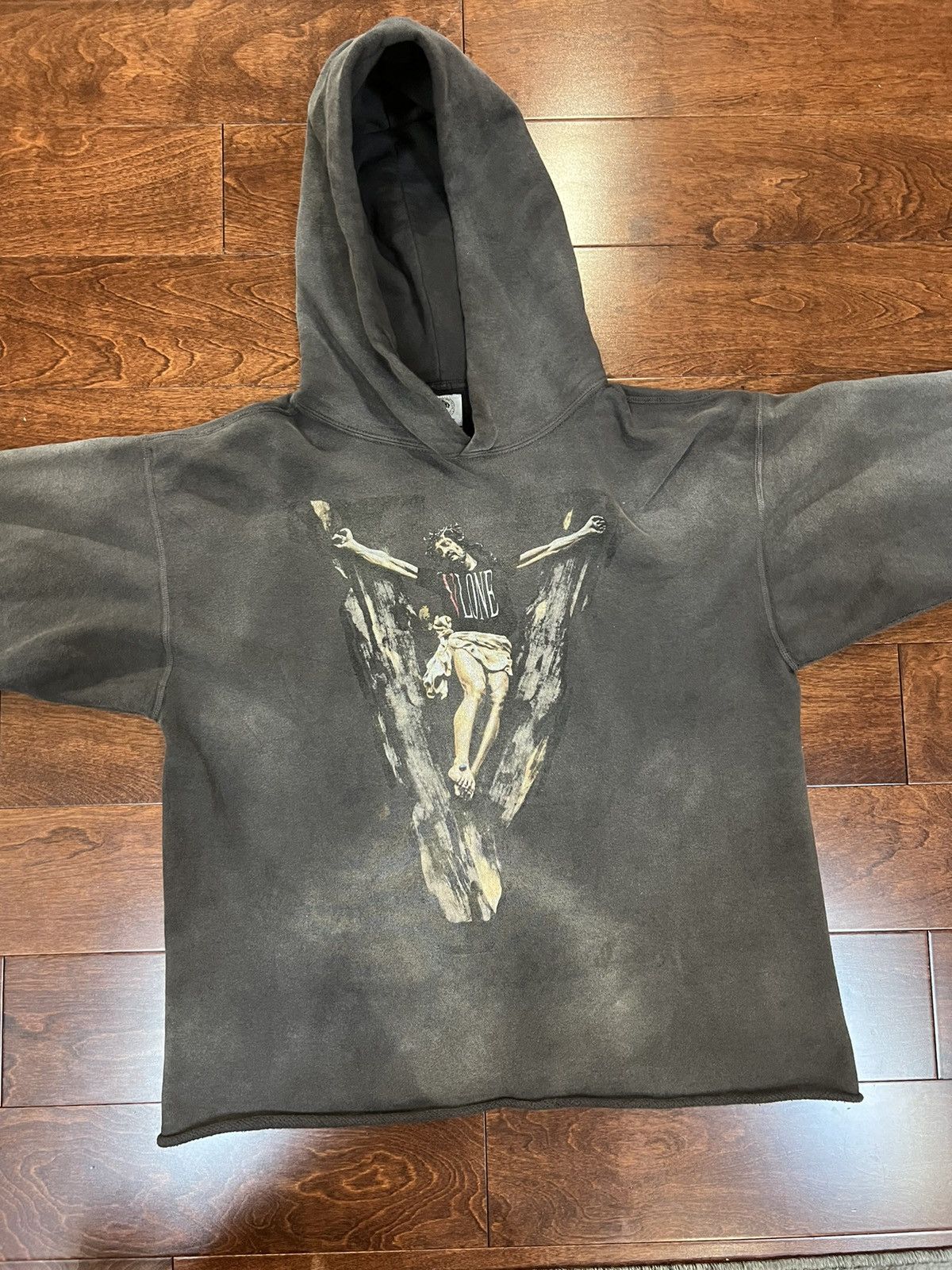Vlone Saint Michael x v lone hoodie | Grailed