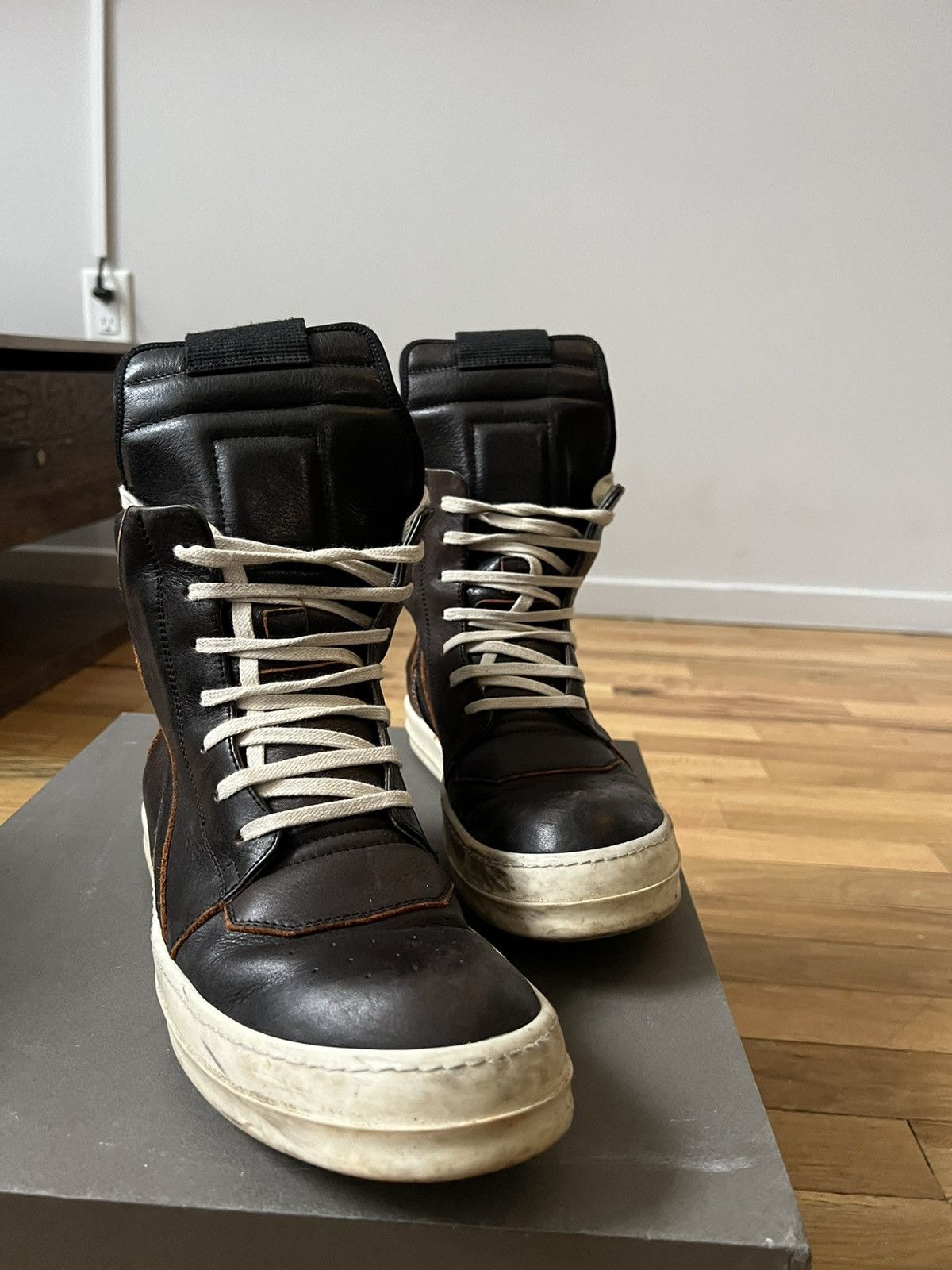 Rick Owens Geobaskets | Grailed