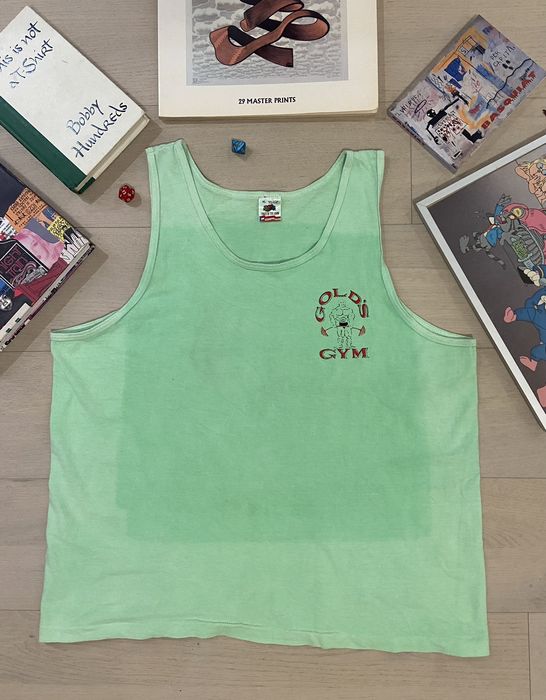 Vintage 90'S GOLDS GYM HEAVY FADED TANK TOP | Grailed