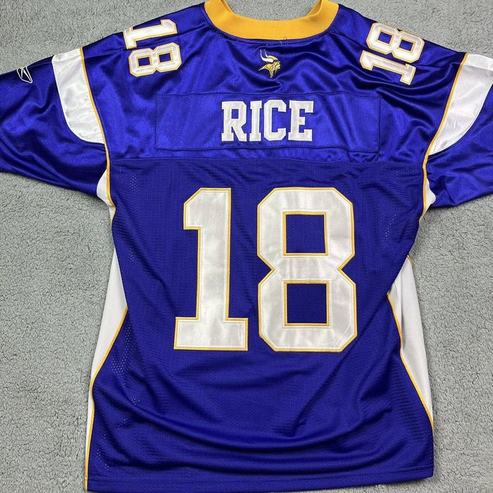 Reebok Minnesota Vikings Sidney Rice NFL Football Jersey 50th | Grailed