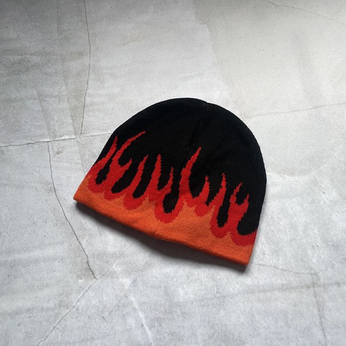 Vintage 🔥GRAIL Flame Hat Beanie Cap Gorpcore Style Oakley Style | Grailed