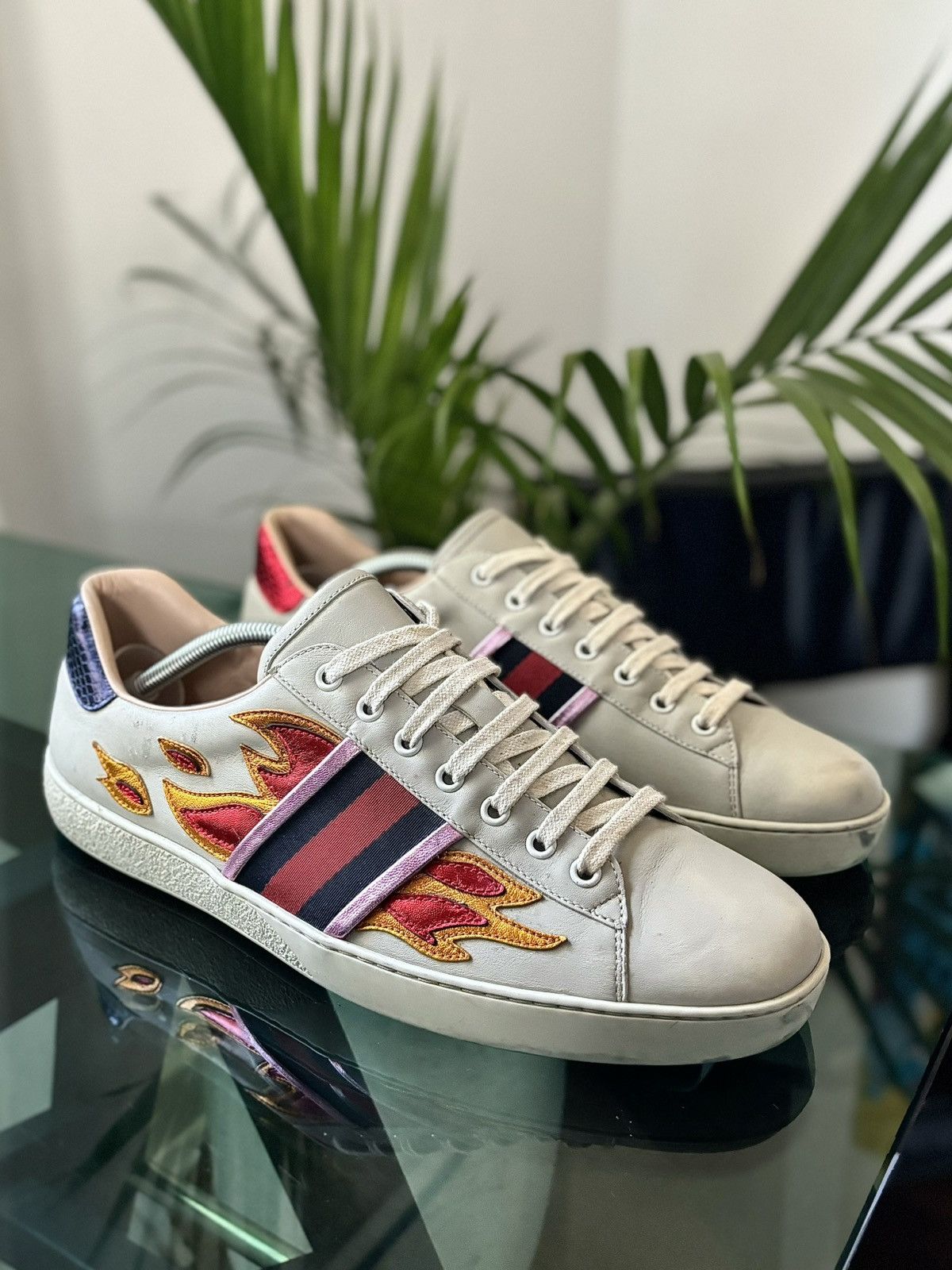 Gucci GUCCI FLAME ACE SNEAKER | Grailed