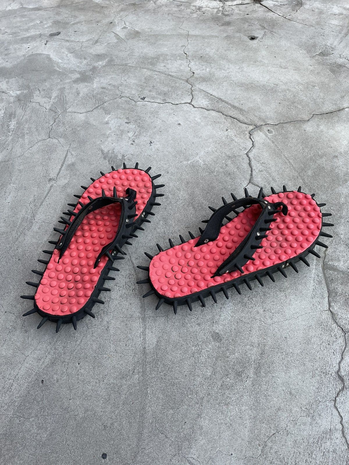 Seditionaries × Vintage Sick Spike Slides Sandals Y2K 00s Weird | Grailed
