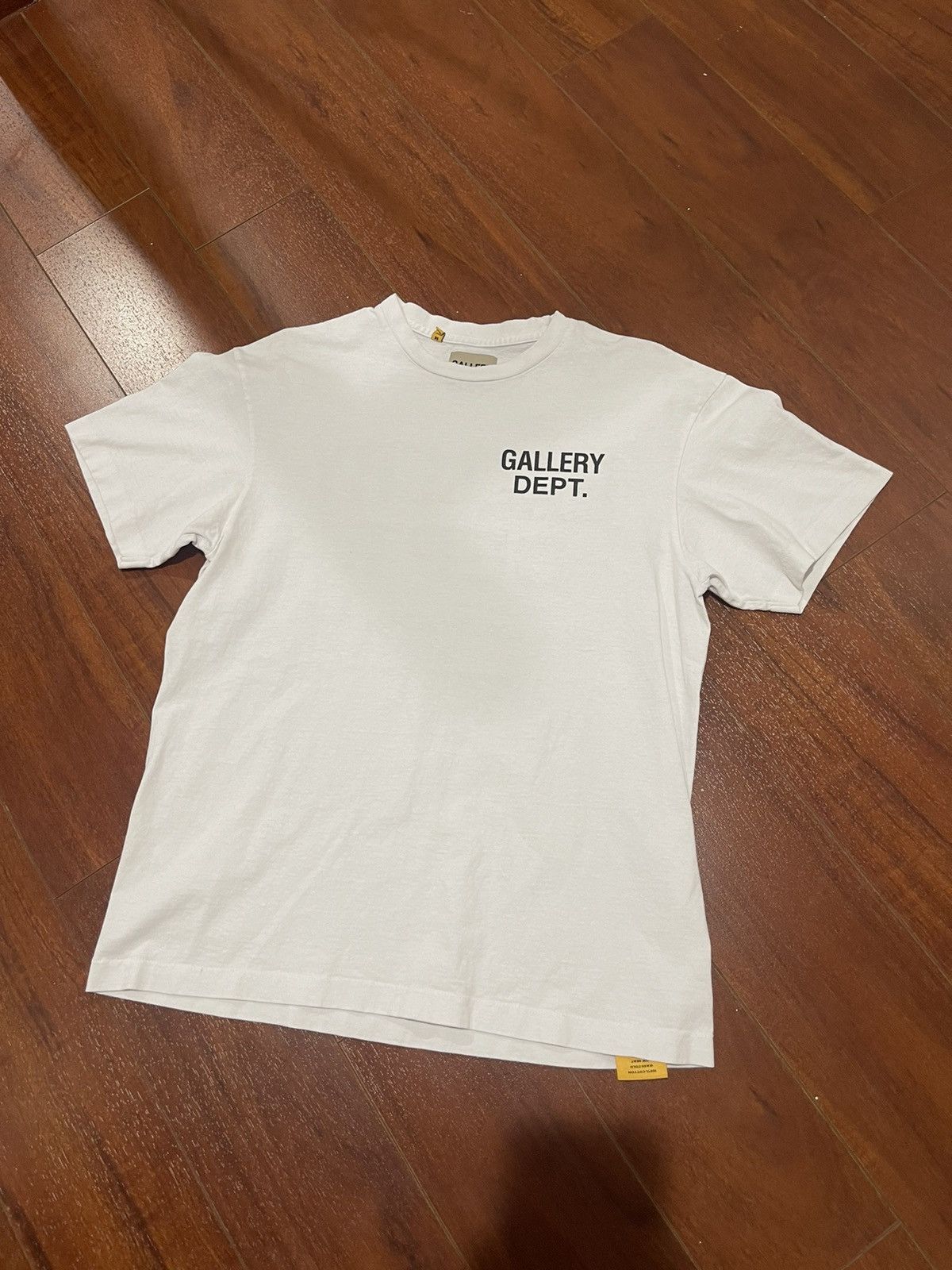 Gallery Dept. White Black Souvenir Tee | Grailed