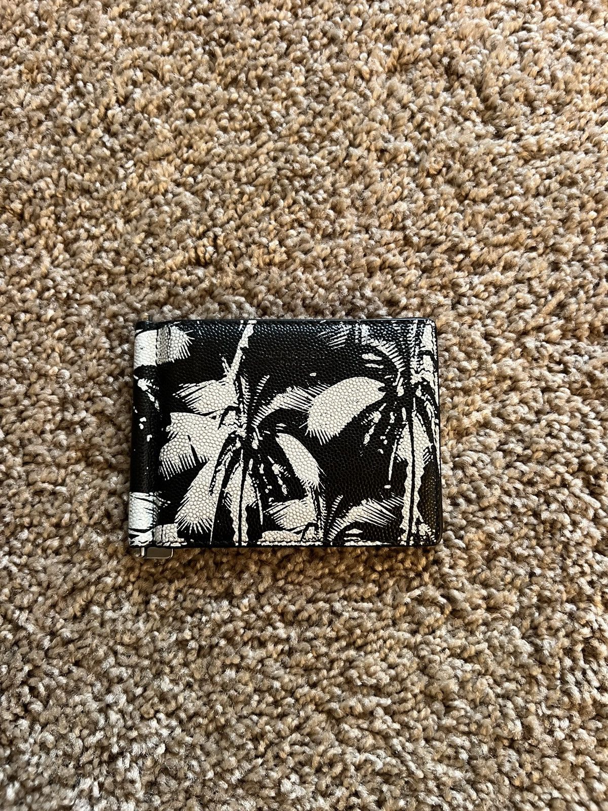 Saint Laurent Paris Saint Laurent Paris Palm Tree Bifold Wallet | Grailed