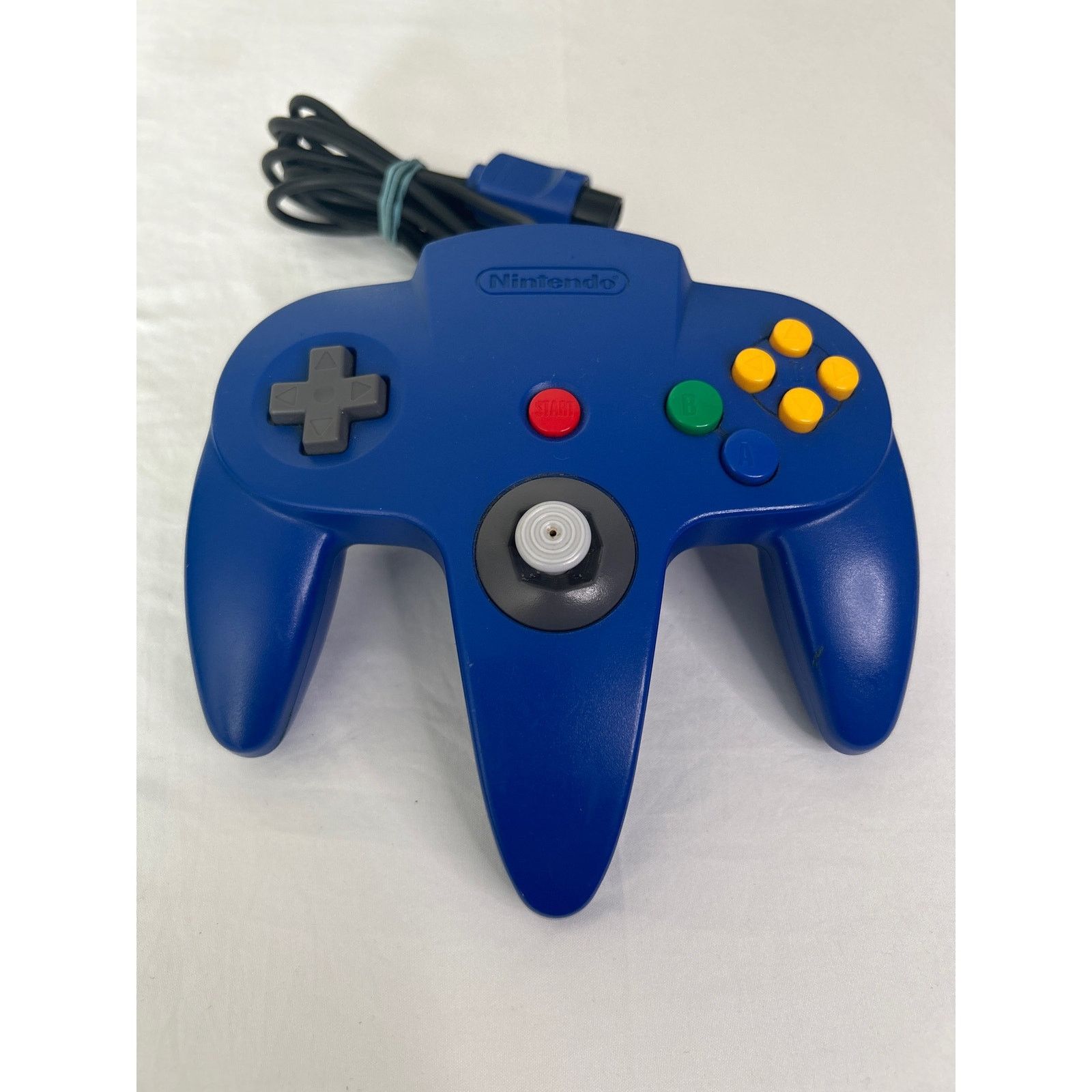 Nintendo Nintendo N64 Blue Authentic Controller Working 1996 | Grailed