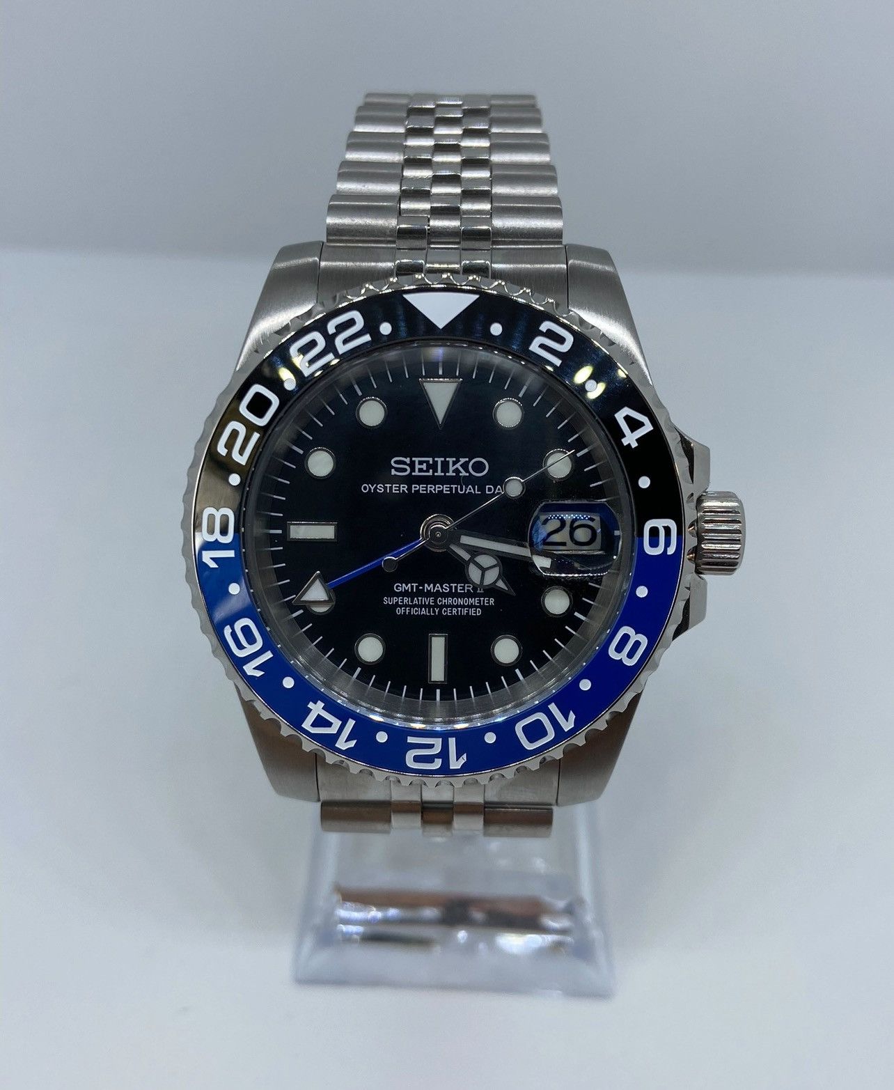 Japanese Brand × Seiko × Watch Seiko GMT-Master 2 Batman Blue Jubilee ...