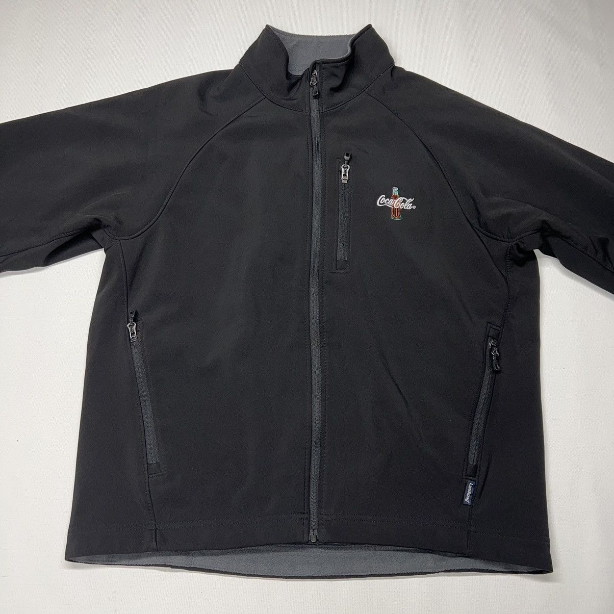 Coca Cola × Other Landway Coca Cola Jacket Black Soft Shell Fleece ...