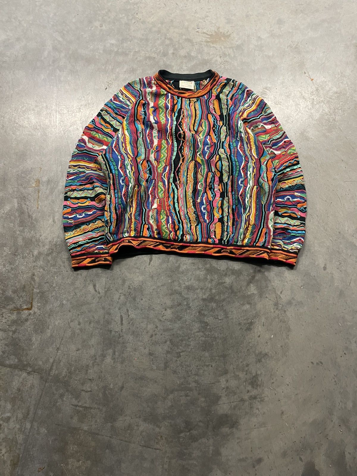 Coogi × Vintage Vintage Coogi 3D Knit Biggie Sweater | Grailed