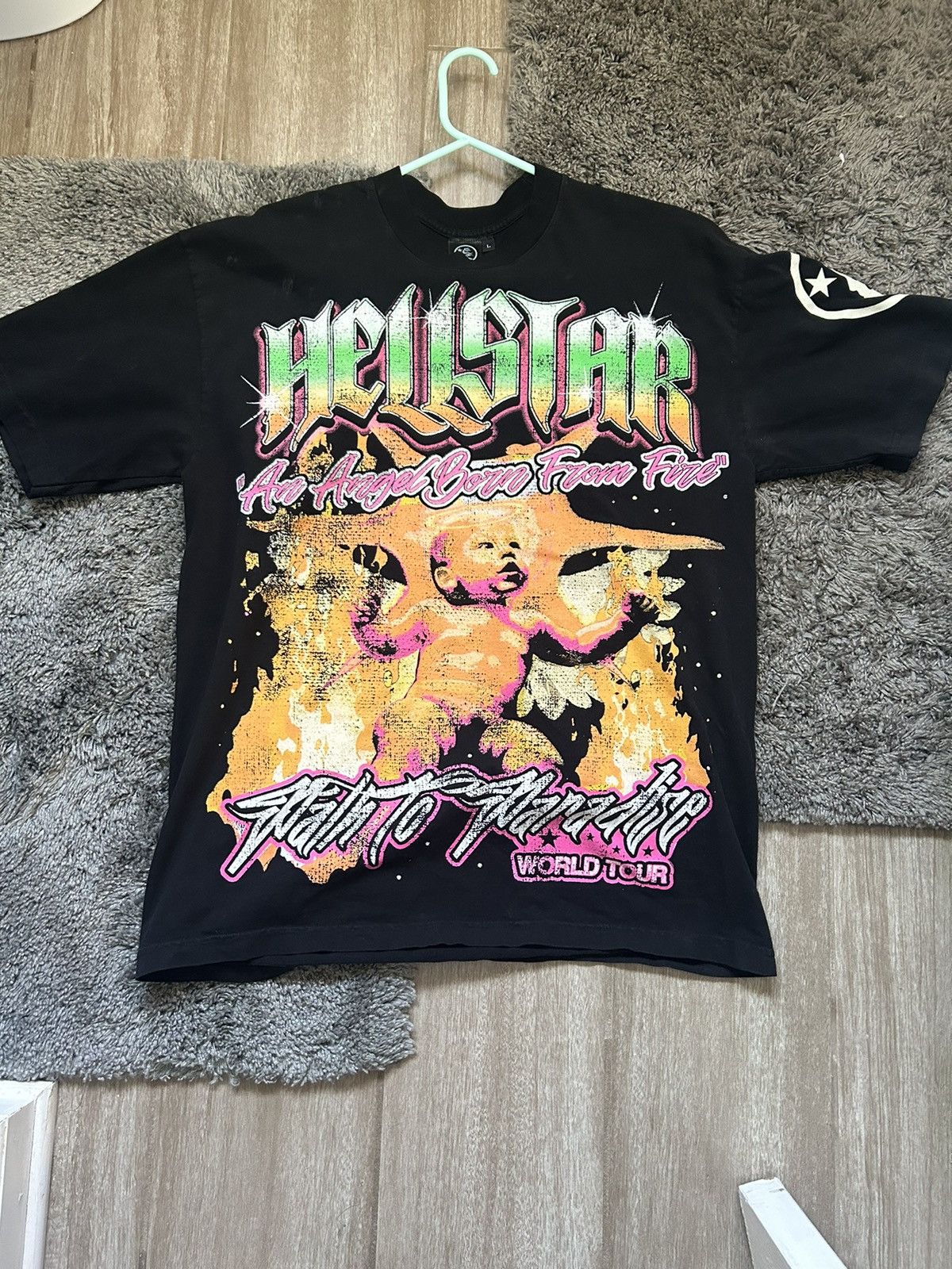 HELLSTAR Hellstar Angel World Tour Shirt | Grailed