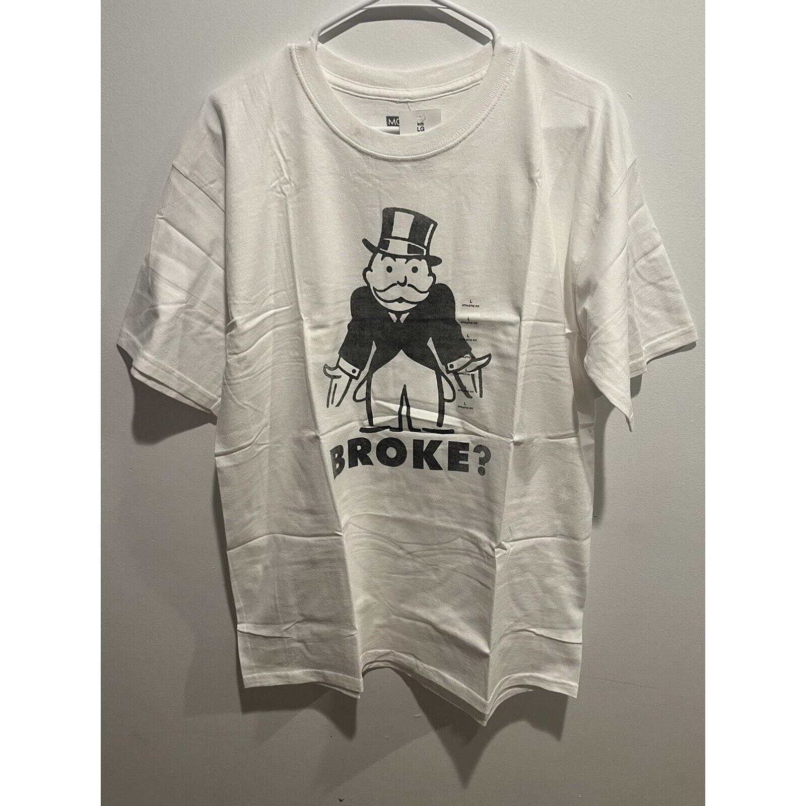 Alec Monopoly Vintage 2009 Monopoly Sad Man T Shirt White Brand New ...