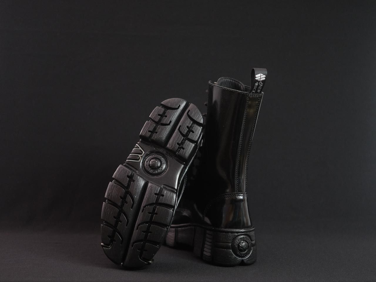New Rock Leather Platform Boots | Grailed