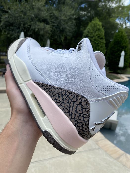 Nike Size 12W Jordan 3 Retro Neapolitan Dark Mocha Pink Womens | Grailed