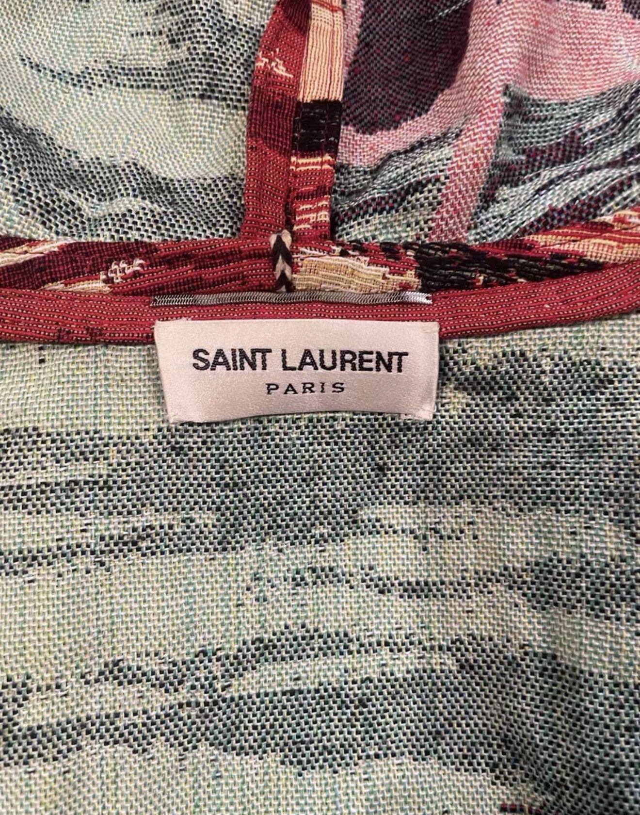 Saint Laurent Paris Saint Laurent 16SS Palm Tree Cape Jacket | Grailed