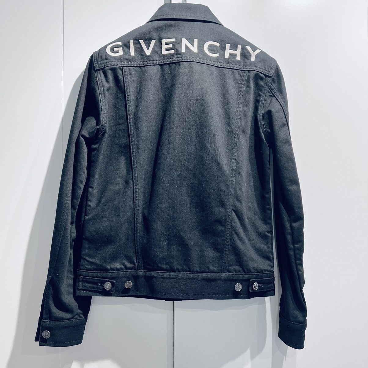 Givenchy Givenchy Back Logo Text Iconic Denim Jacket ️FINAL SALE ️ ...
