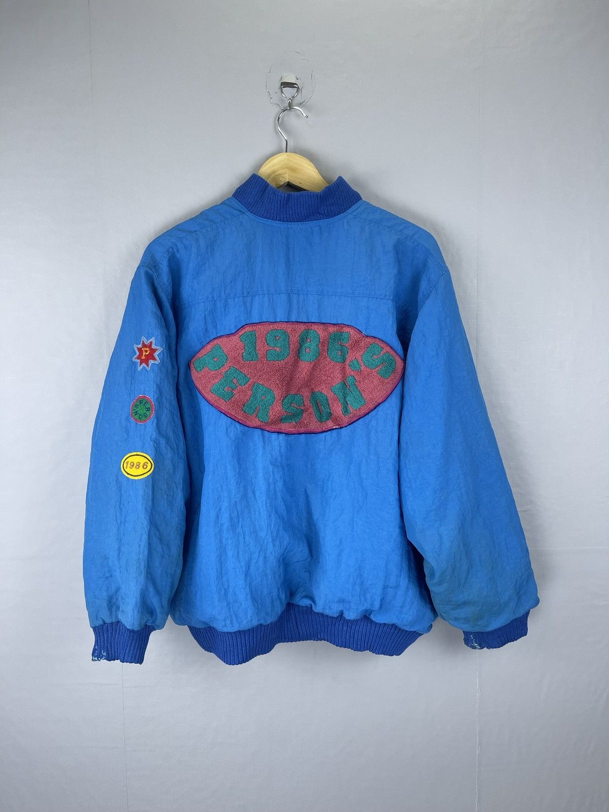 Person's × Sensations Bomber Jacket × Vintage Vintagw 80s Big Carpet ...
