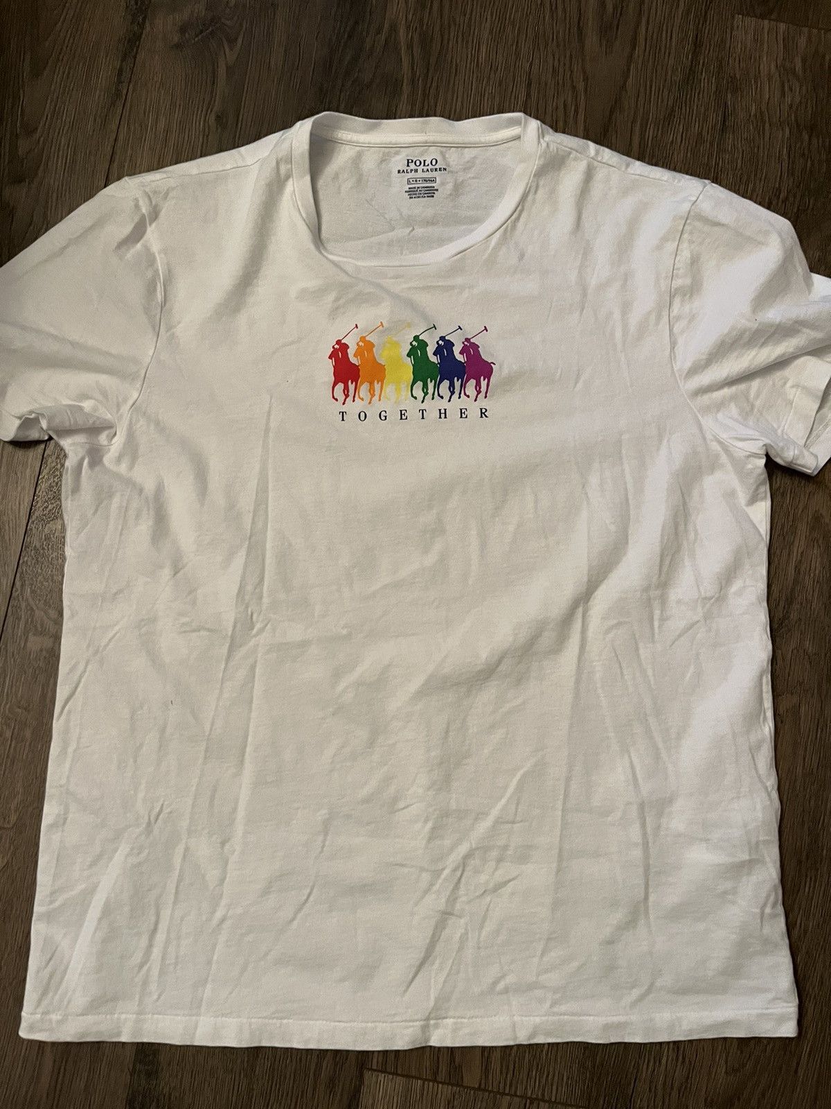 Polo Ralph Lauren White Polo Ralph Lauren Pride Together Tee L | Grailed