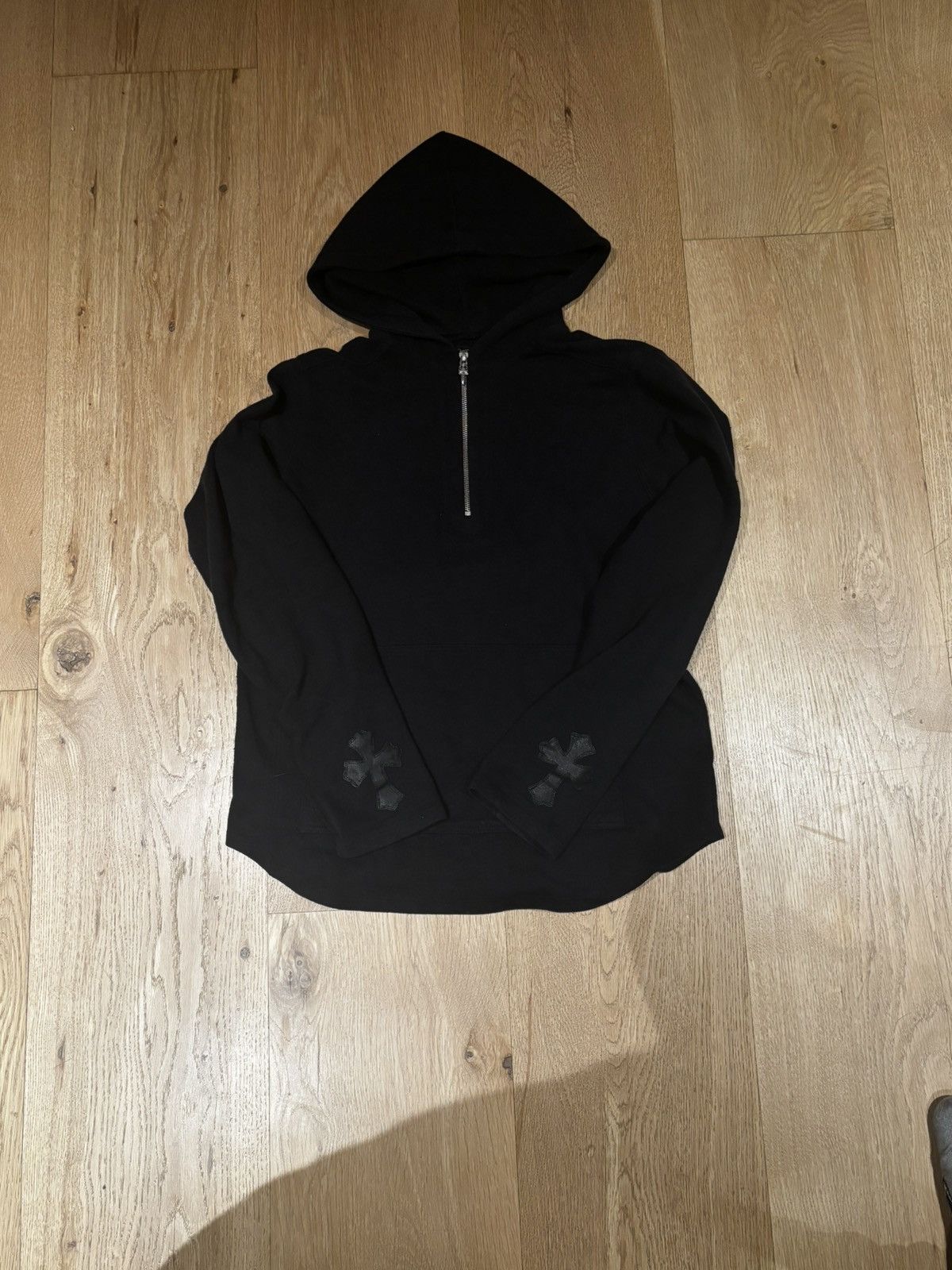 Chrome Hearts **PATCHWORK** Chrome Hearts quarter zip sweater | Grailed