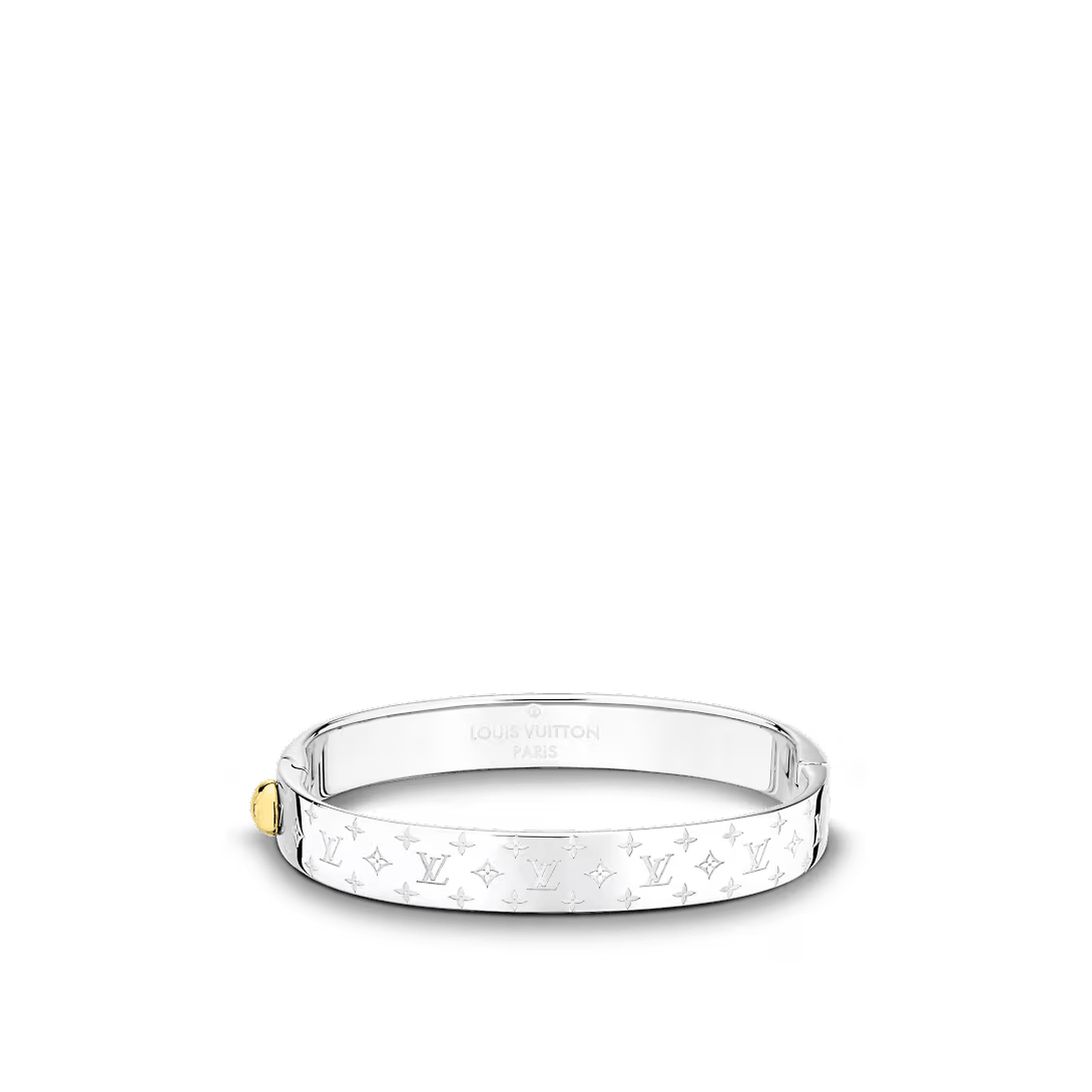 Louis vuitton bangle silver store