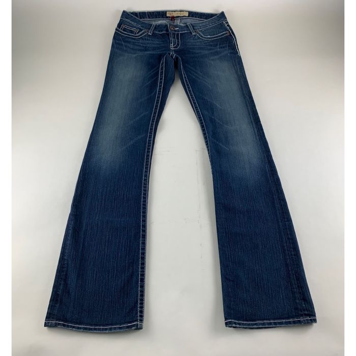 Bke EXTRA LONG BKE Dark Wash Stretch Denim Stella Bootcut Jeans | Grailed