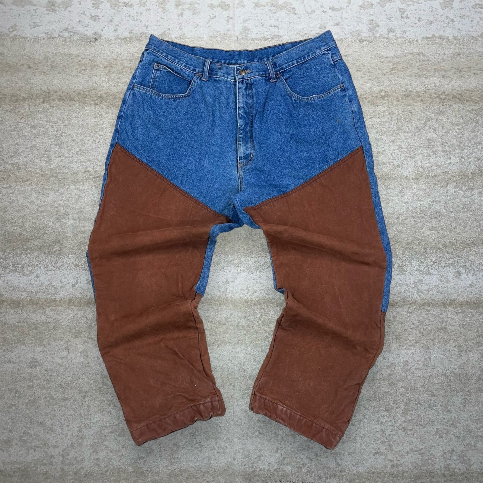 Vintage Vintage Browning Double Knees Jeans Medium Wash Relaxed 90s ...