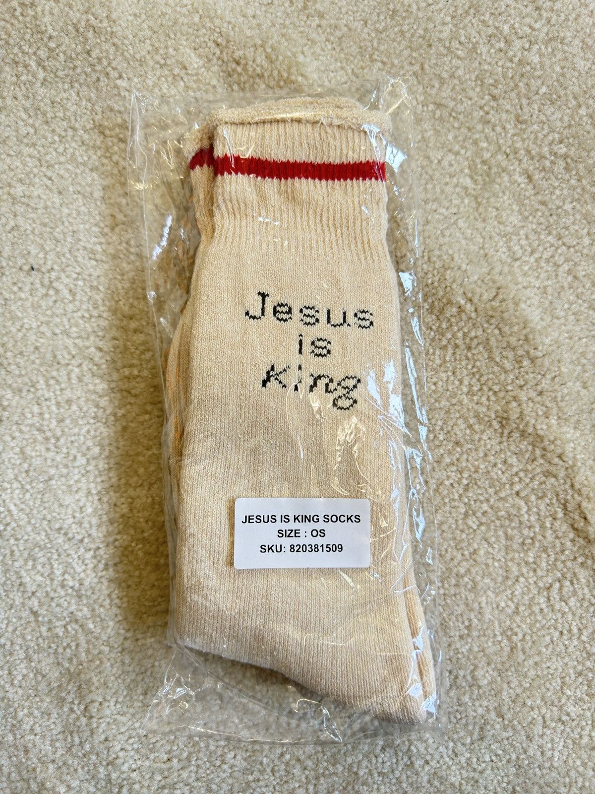 Kanye West × Yeezy Jesus is King Socks | Grailed