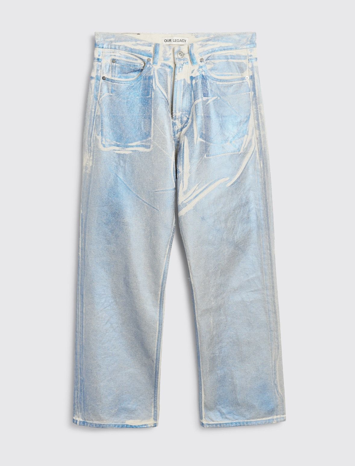 Our Legacy Our Legacy Third cut printed denim | Grailed