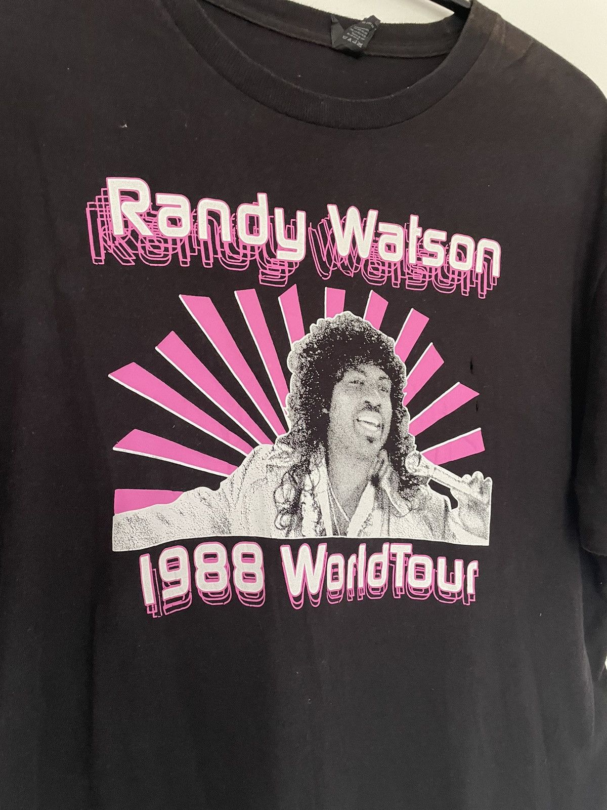 Vintage RANDY WATSON 1988 WORLD TOUR REPRO TEE | Grailed
