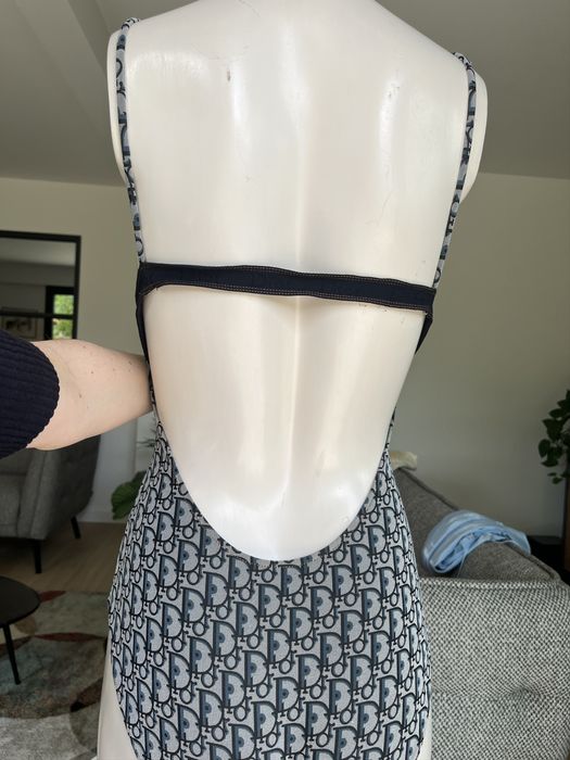 Dior bodysuit, Christian Dior monogram, oblique trotter logo | Grailed