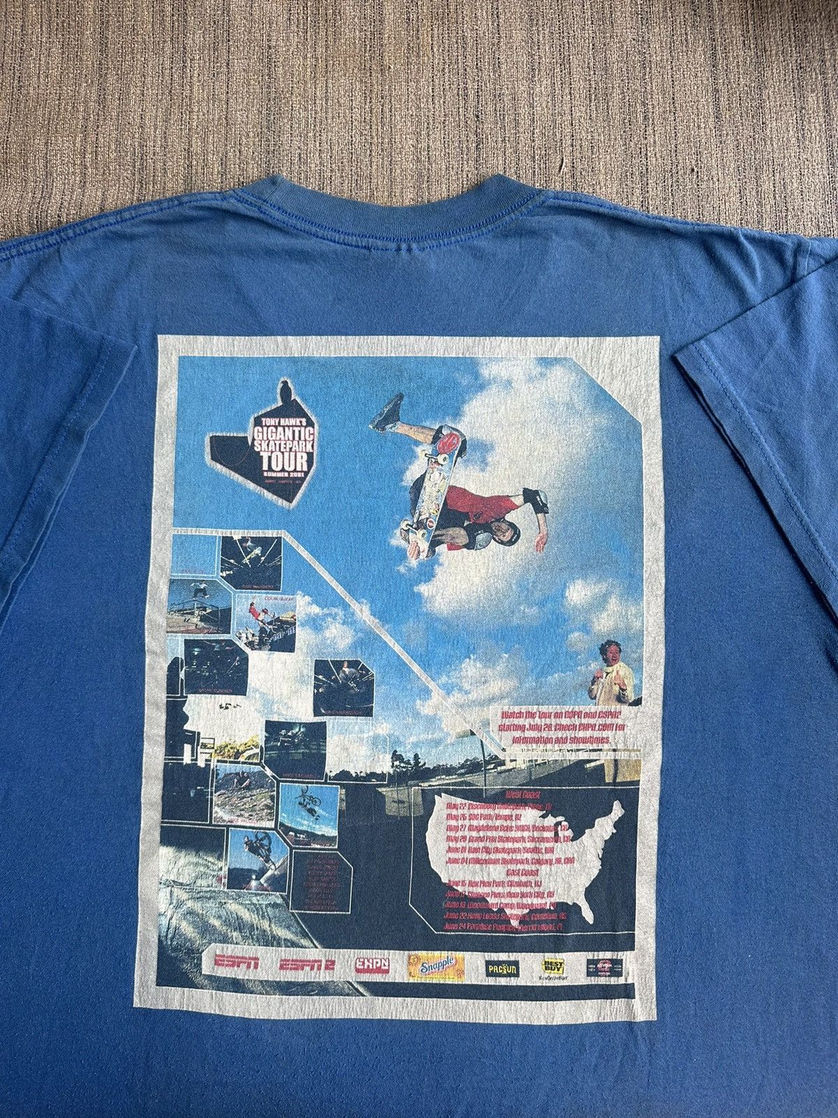 Vintage Vintage Tony Hawk’s Gigantic Skatepark Tour Summer 2001 Rare ...
